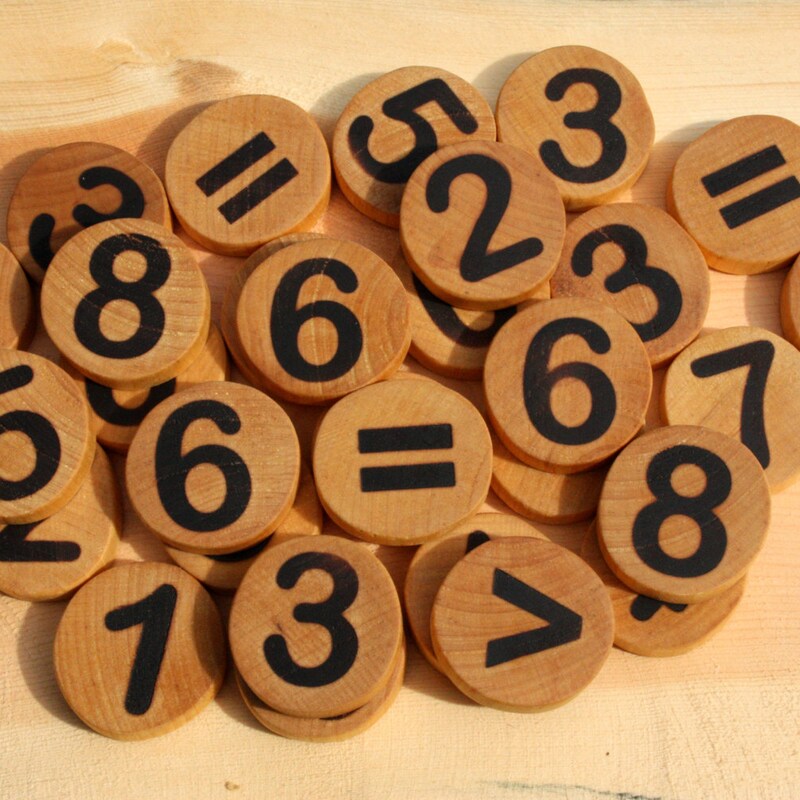 Wooden Numbers - Etsy