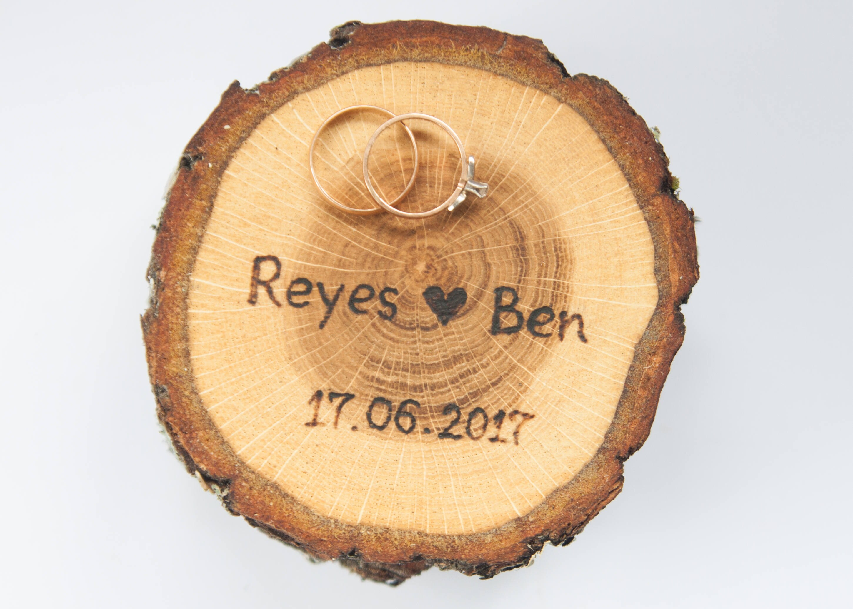 Personalized Rustic Ring Box Ring Holder Ring Bearer Pillow | Etsy