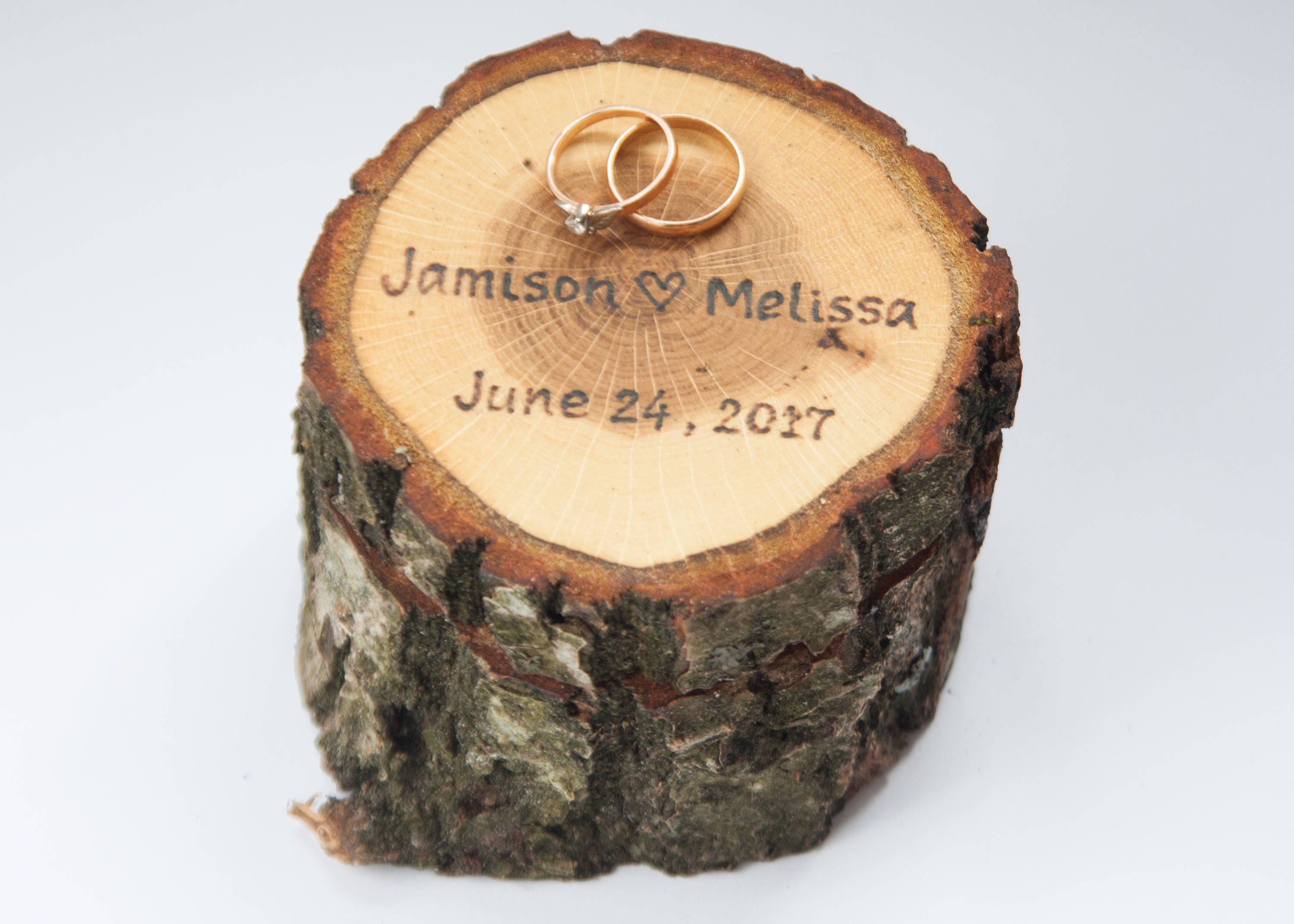 Ring Box Rustic, Ring Holder, Ring Bearer Pillow, Rustic Wedding ...