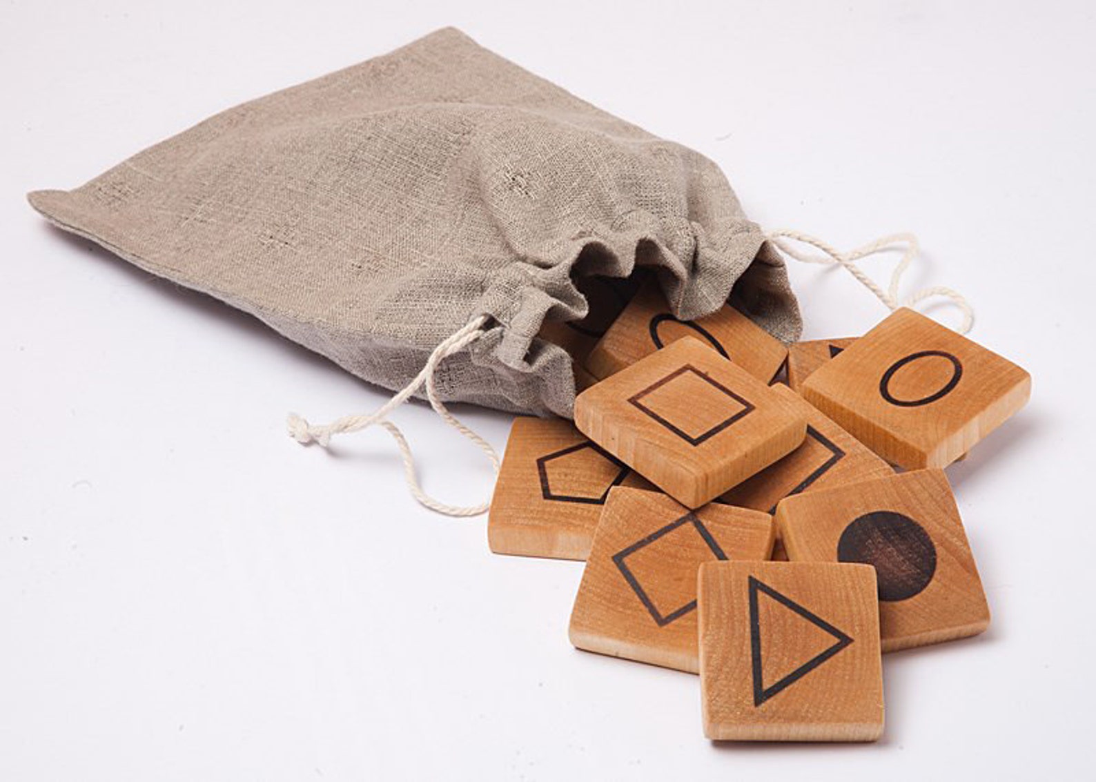 Wooden Memory Game Mathematical Game Geometric Symbols - Etsy