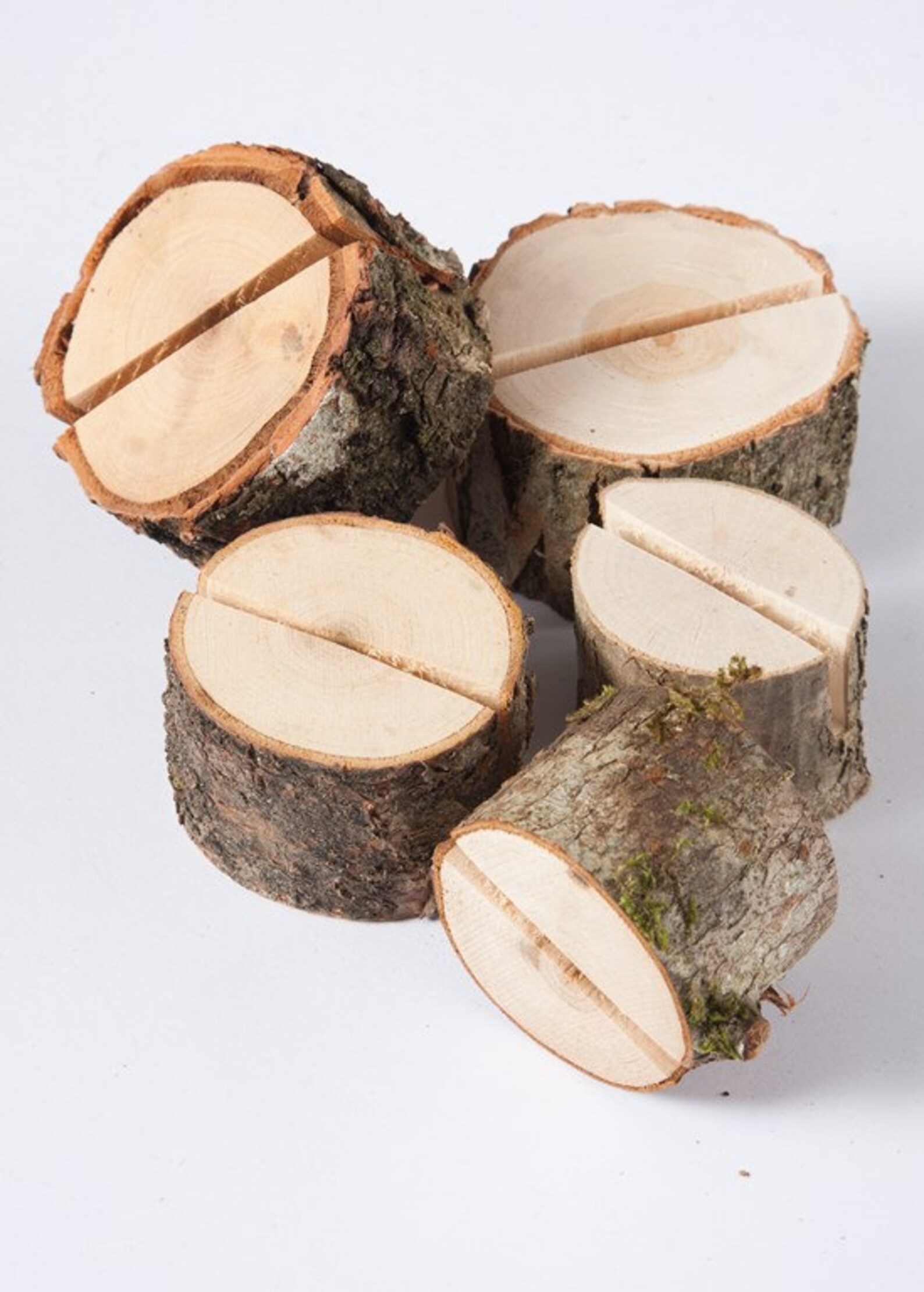 20 Wood Table Number Holder, Rustic Wedding Decor, Guest Card Holders ...