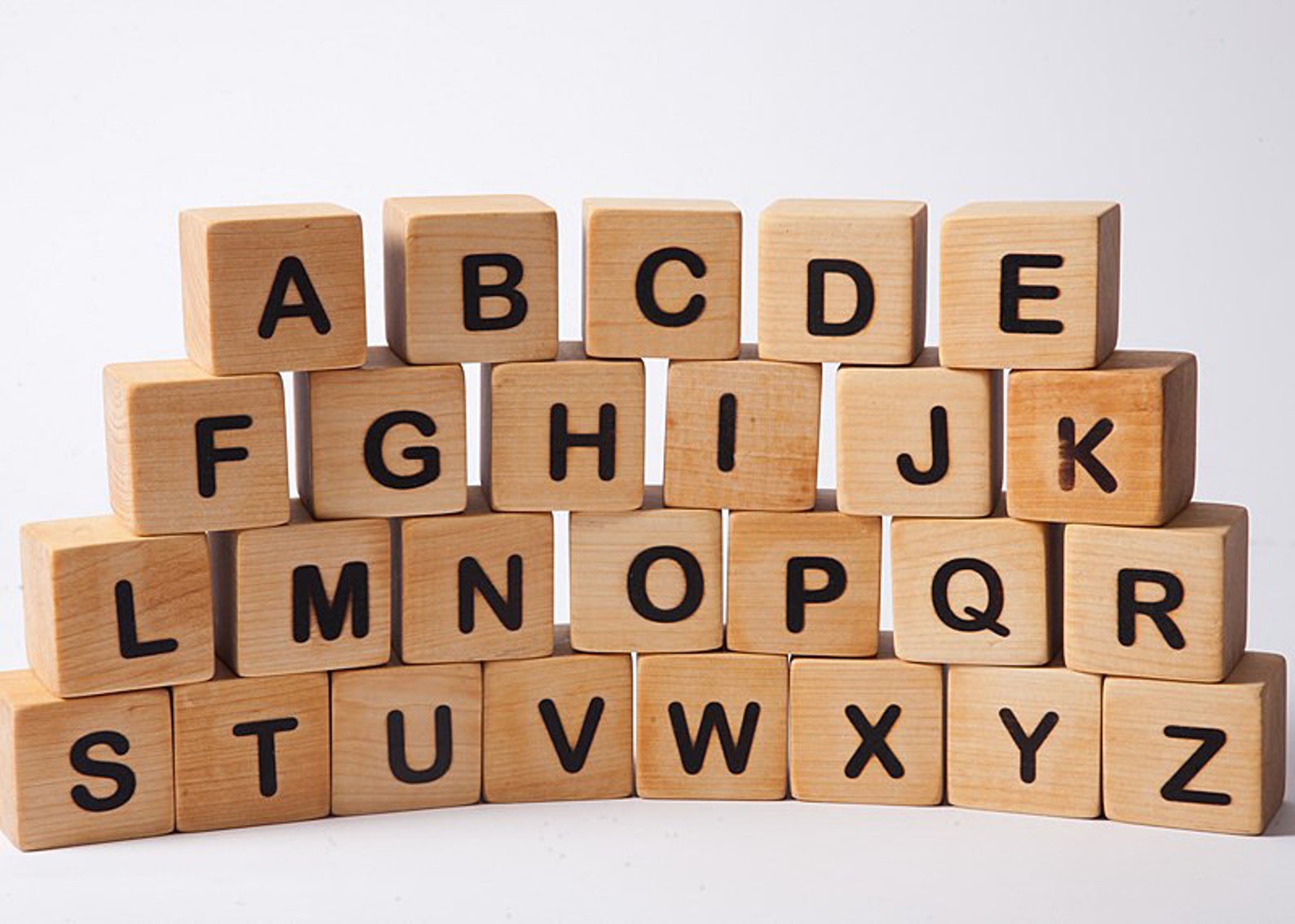 Alphabet Blocks Blocks With Letters Wooden Building Blocks Etsy