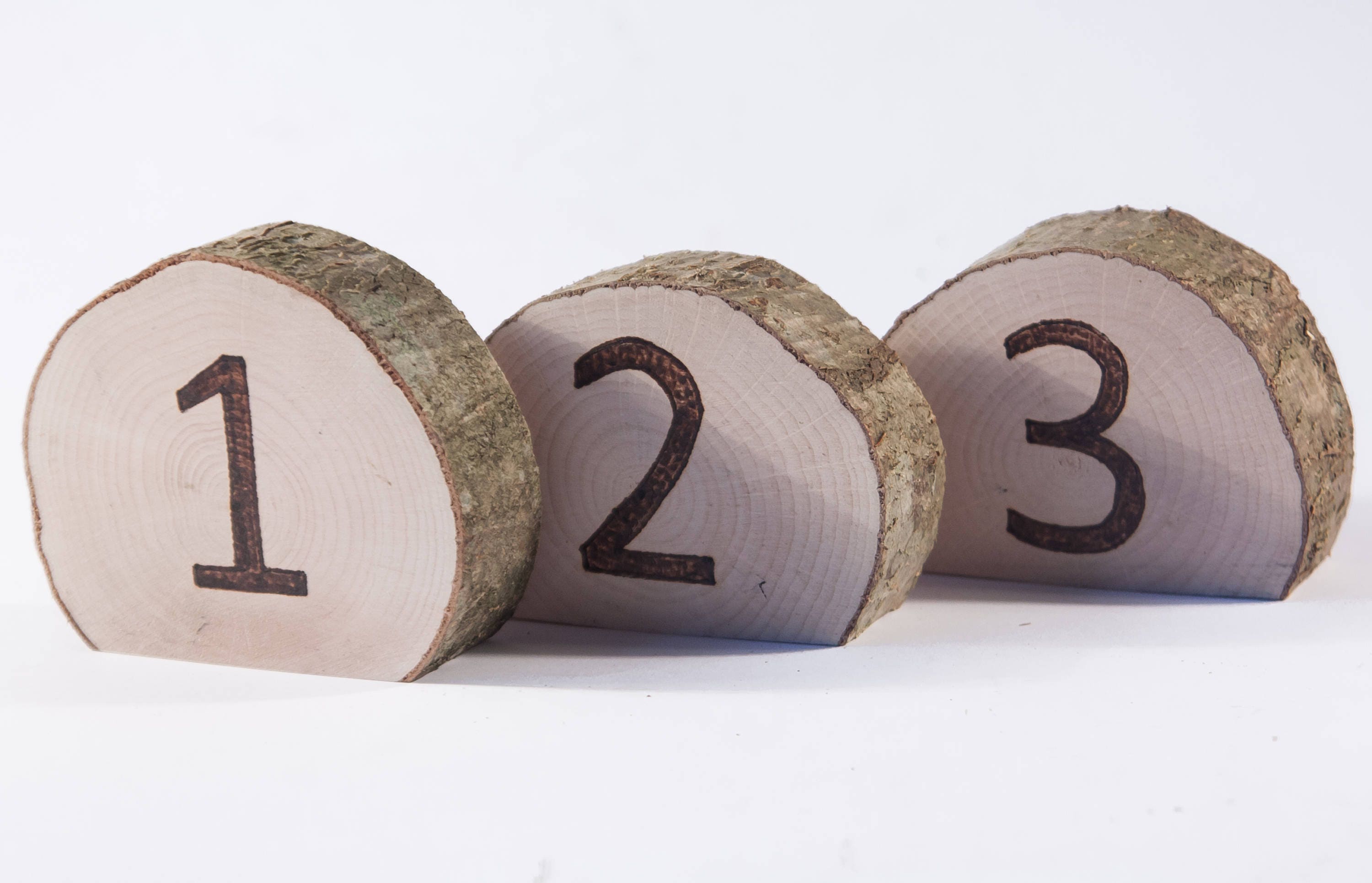 20 rustic wedding table number holders wooden table number | Etsy