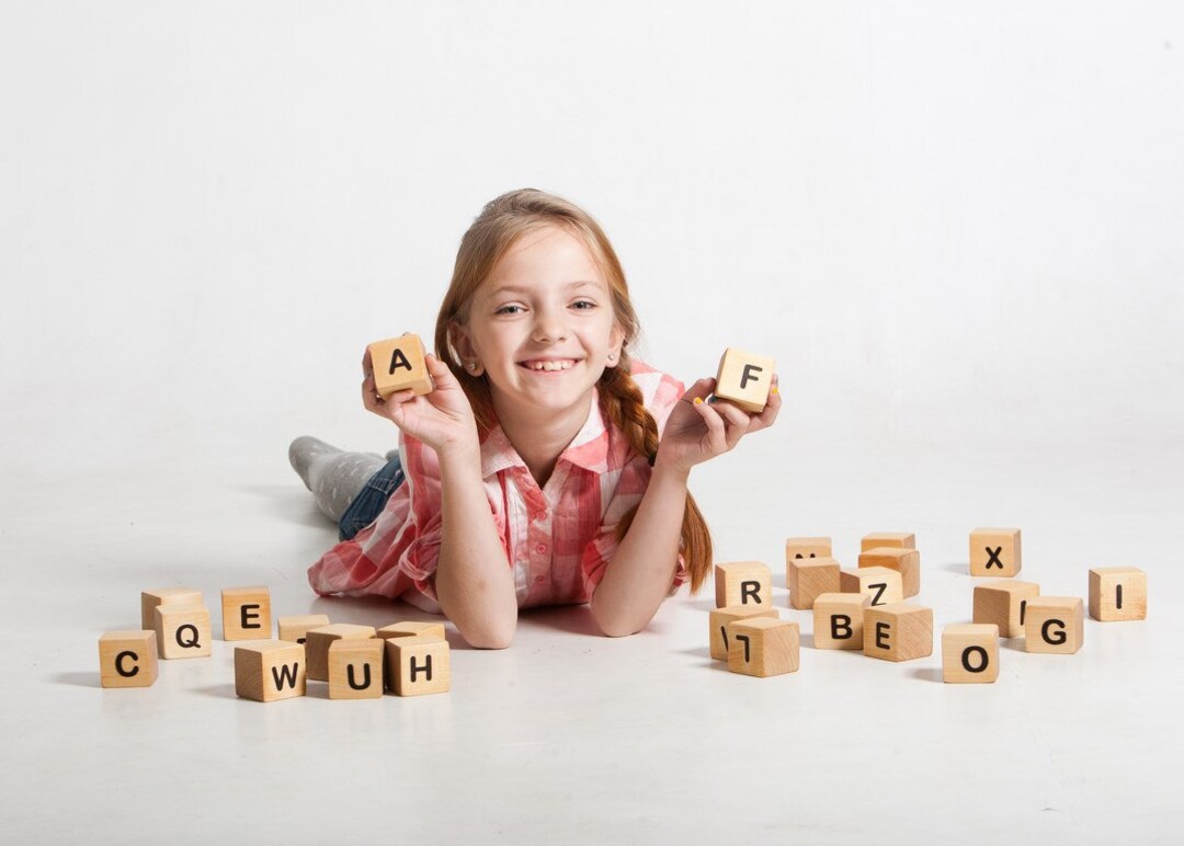 Alphabet Blocks, Blocks With Letters, Wooden Building Blocks, Eco ...