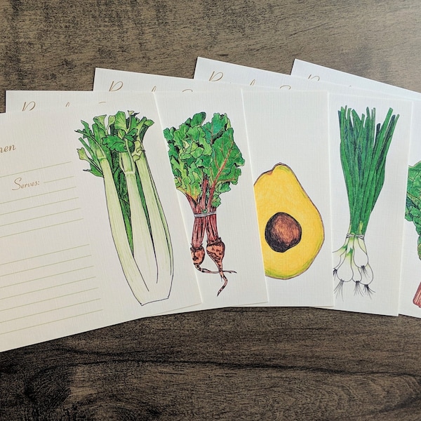 Personalized Recipe Cards - Etsy