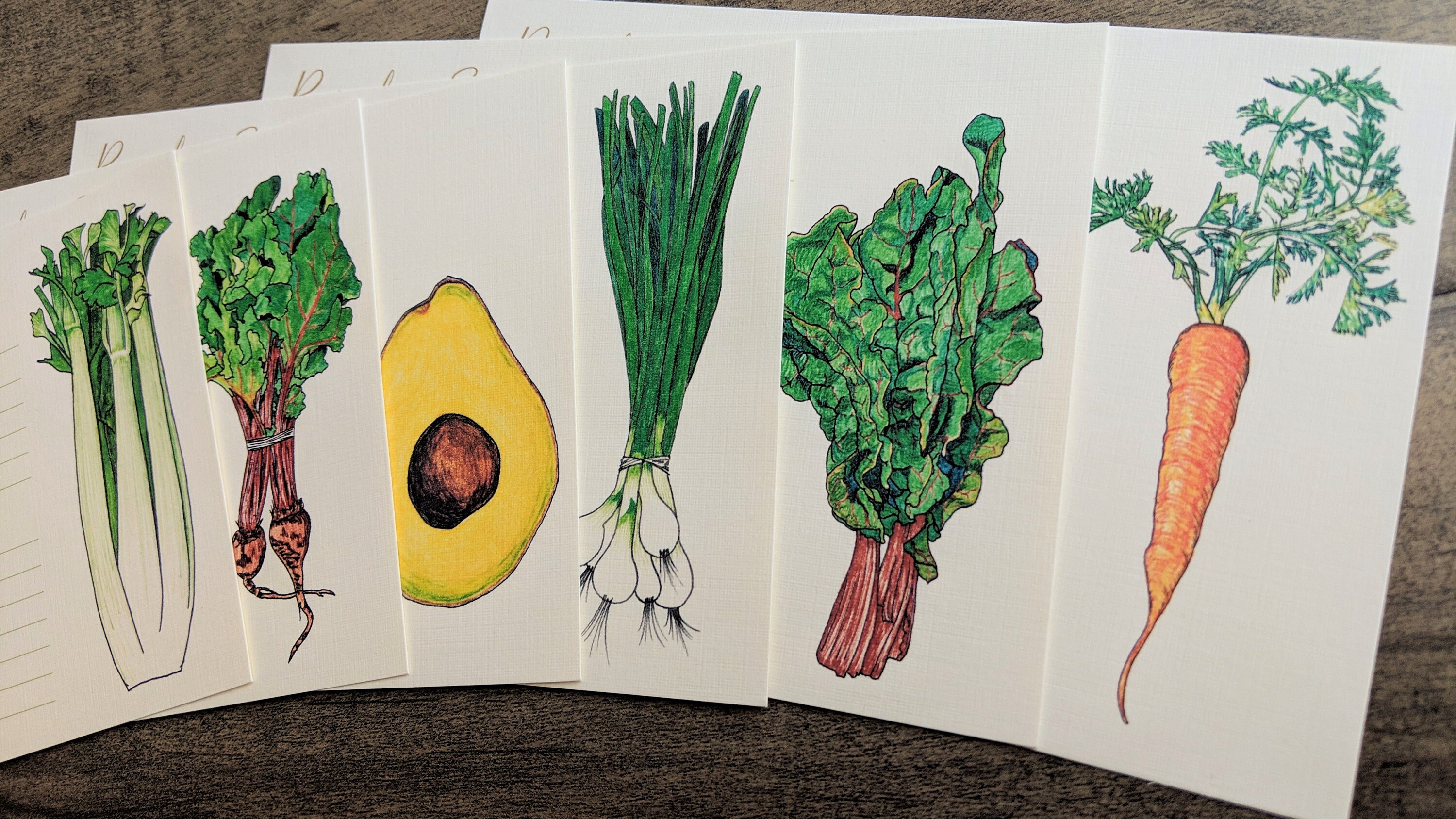 Personalized Recipe Cards: Vegetable Garden {set of 20} - Made to Order ...