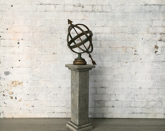 Ancient Garden Armillary Sphere on Stand, 1:12th Scale Miniature ...