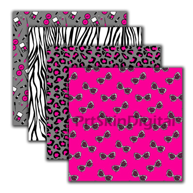 Diva Party Digital Paper Diva Birthday Party Glamour Party - Etsy