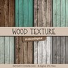 Wood Digital Paper wood Texture With 8 Color Ways of Distressed Wood ...