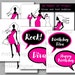 Diva Photo Booth Props, Printable Photo Props, Pink Birthday Party ...