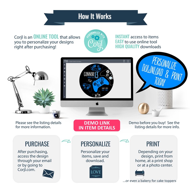 Editable Video Game Cake Topper Printable Round Cake Topper - Etsy