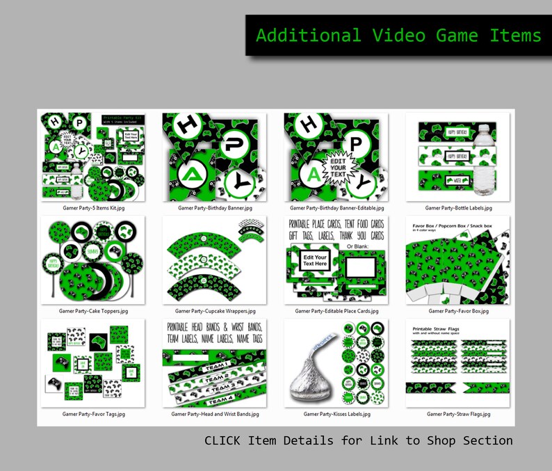 Video Game Party Water Bottle Label Printable Gamer Party - Etsy