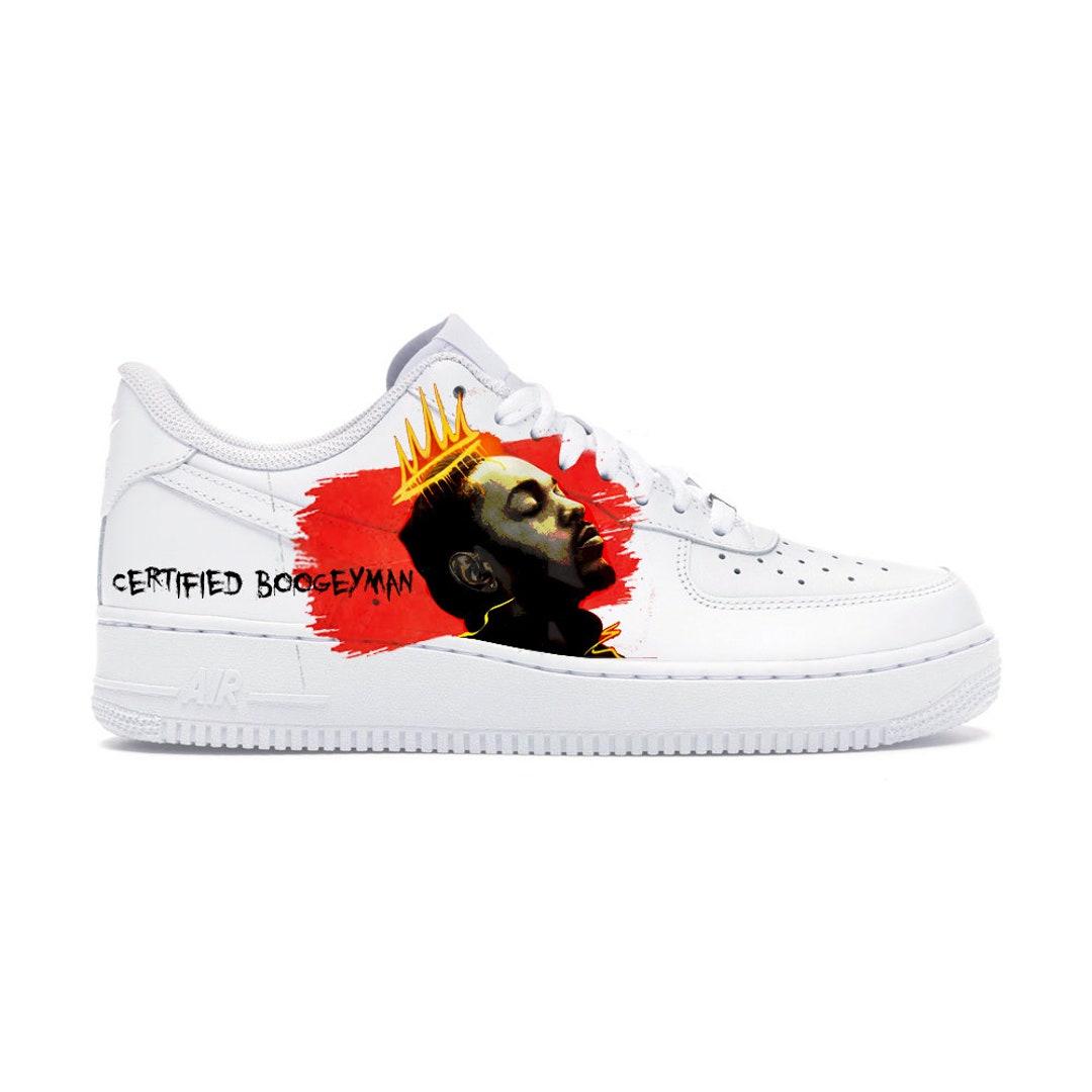 Custom Air Force Ones k.dot Certified Boogeyman Kendrick Lamar - Etsy