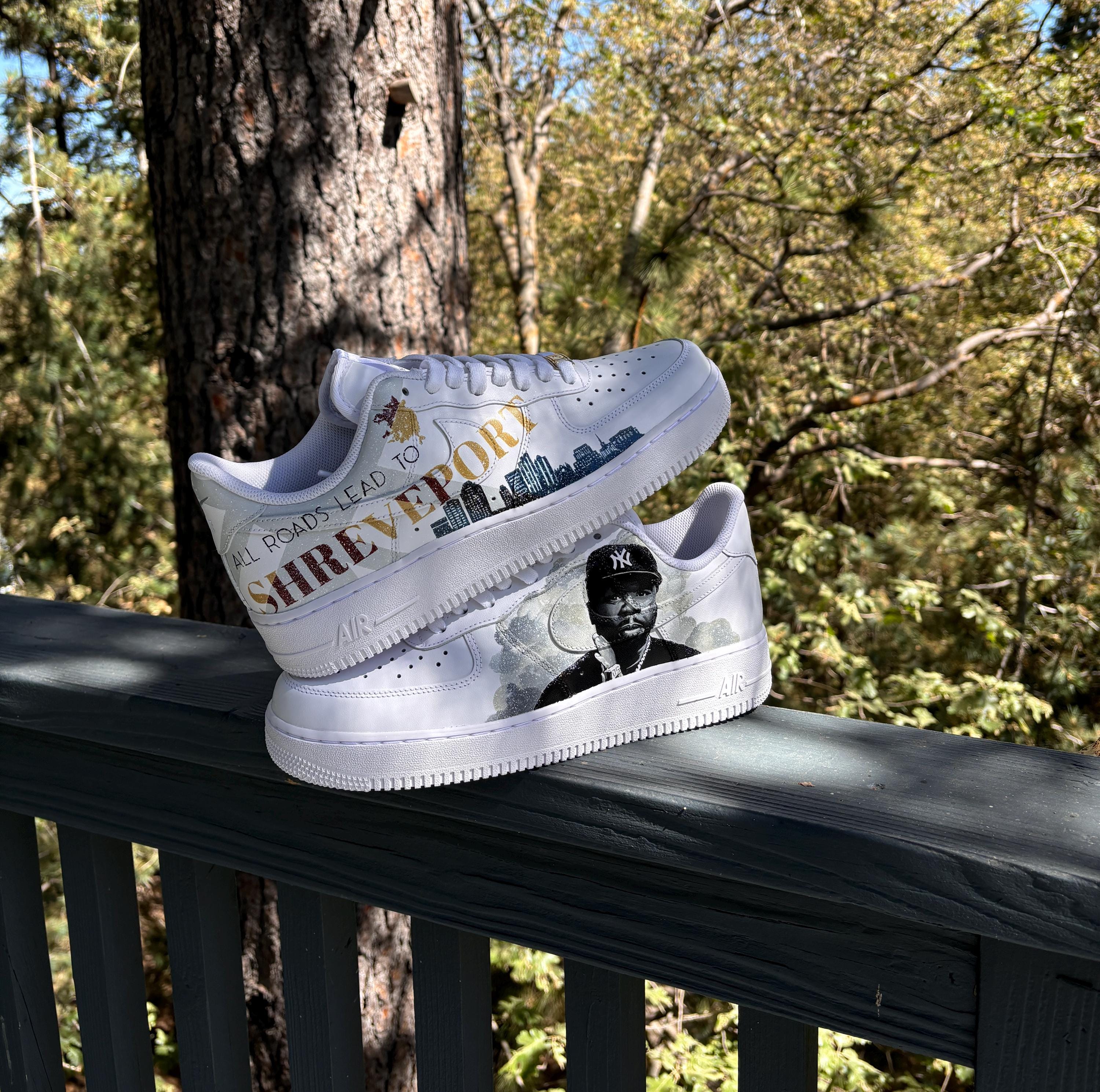 Custom Hand Painted Sneakers | Personalized Theme | AF1 or Jordans - Etsy