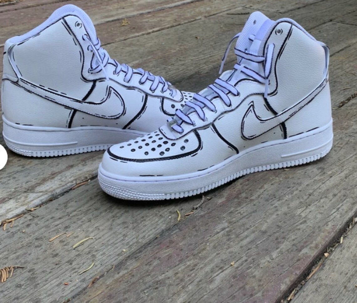 Custom Air Force Ones hey Arnold - Etsy