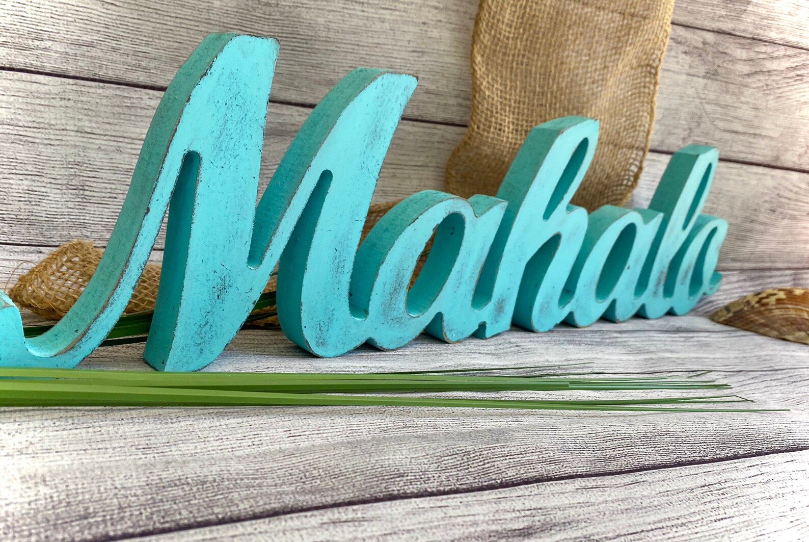 Mahalo Sign Mahalo Hawaiian Décor Custom Gift | Etsy