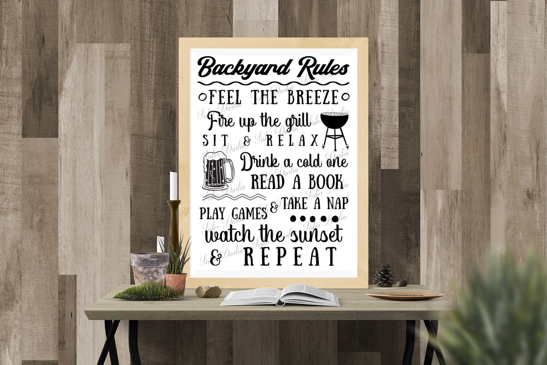 Backyard Rules SVG | Porch Sign SVG | Patio Rules Deck Rules SVG ...