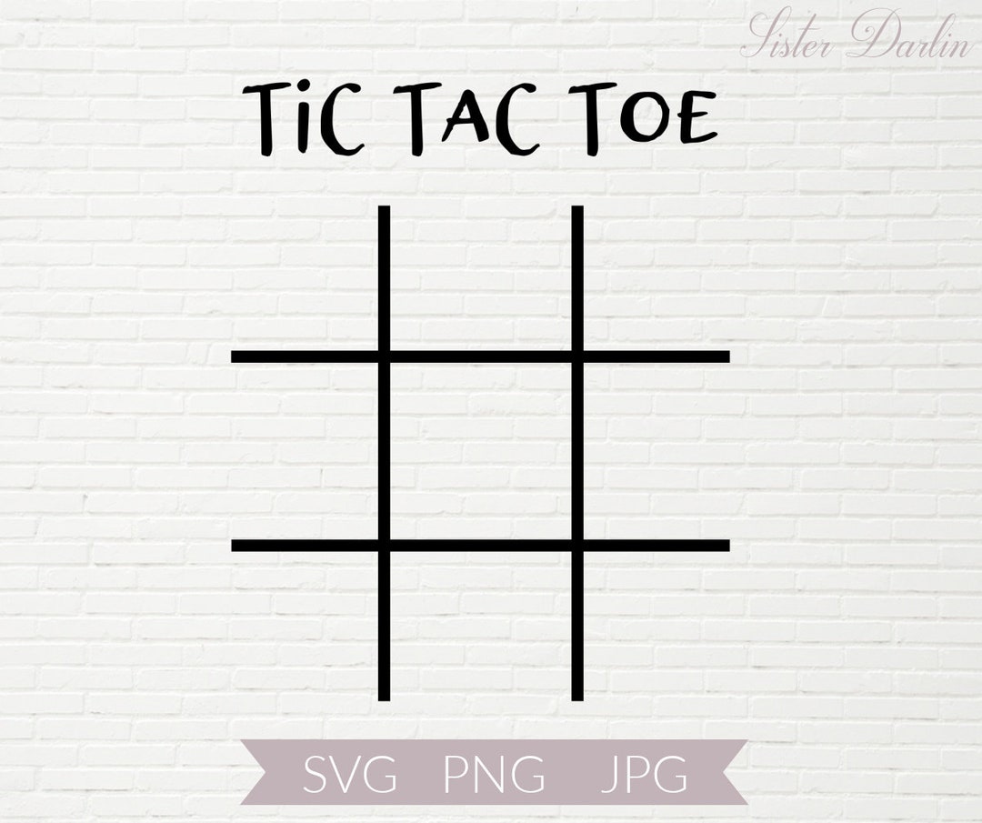 Tic Tac Toe SVG | X's and O's SVG | Tic Tac Toe Bag | Tic Tac Toe Grid ...