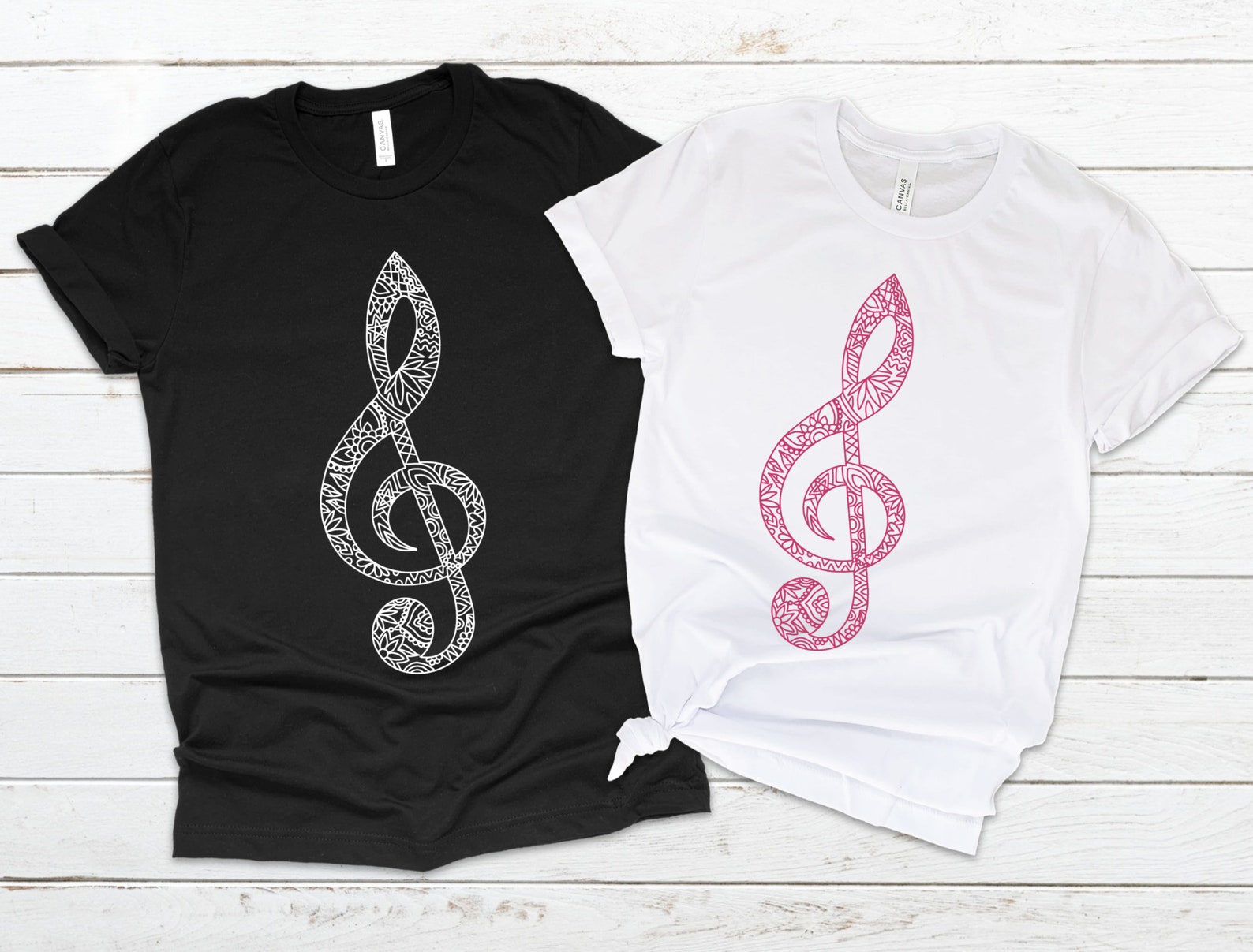 Treble Clef Mandala | Music Mandala SVG | Music Zentangle SVG | Music ...