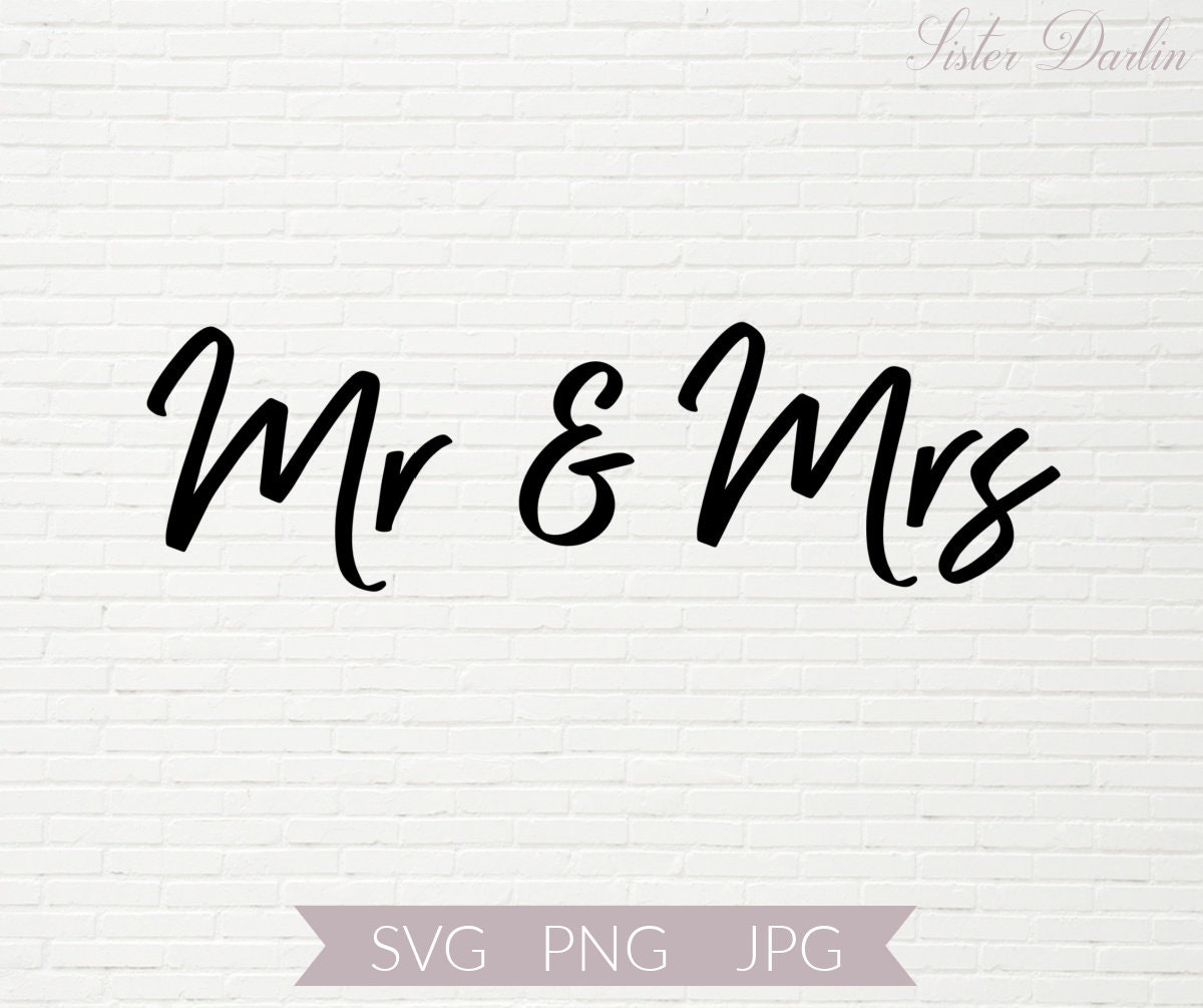 Mr & Mrs SVG | Engagement Svgs Bundle | Engaged Cricut Gifts | Cute ...