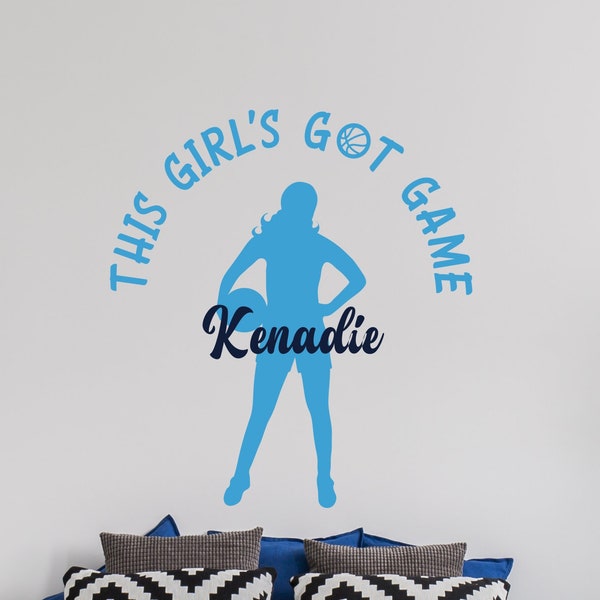 Basketball Wall Decal - Etsy