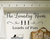 Loads of Fun Sign the Laundry Room Loads of Fun Laundry | Etsy