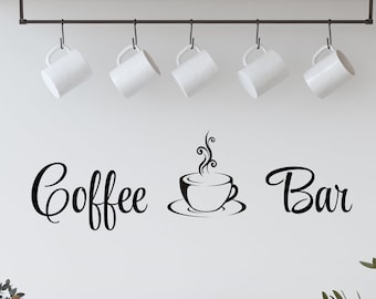 Coffee Wall Decal | Etsy