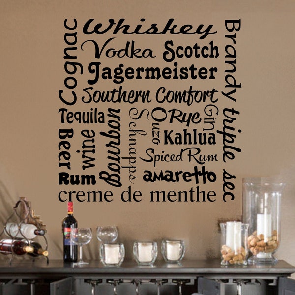 Bar Decals - Etsy