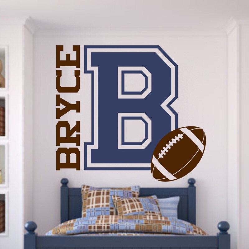 Varsity Letter Decal - Etsy