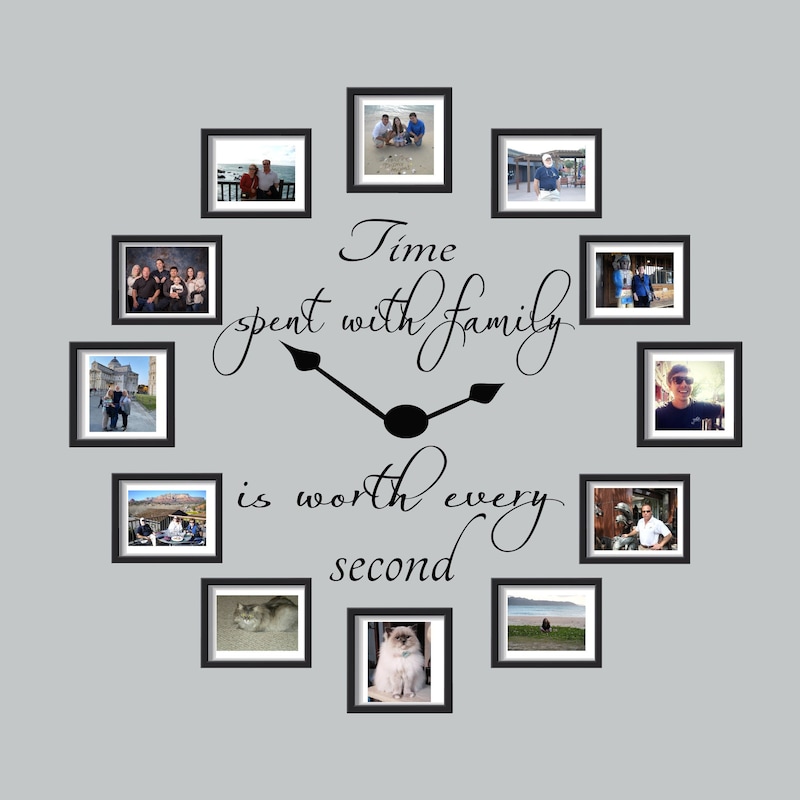 Time Wall Decal - Etsy