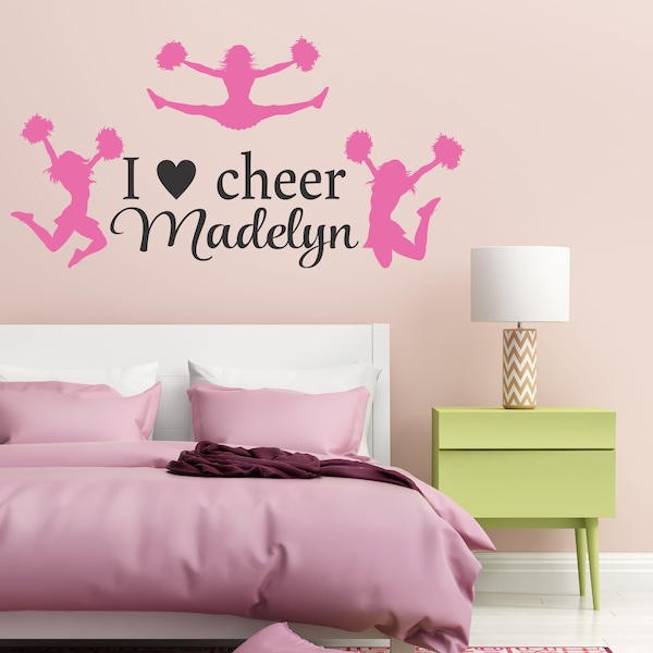 Cheerleader Decal - Etsy