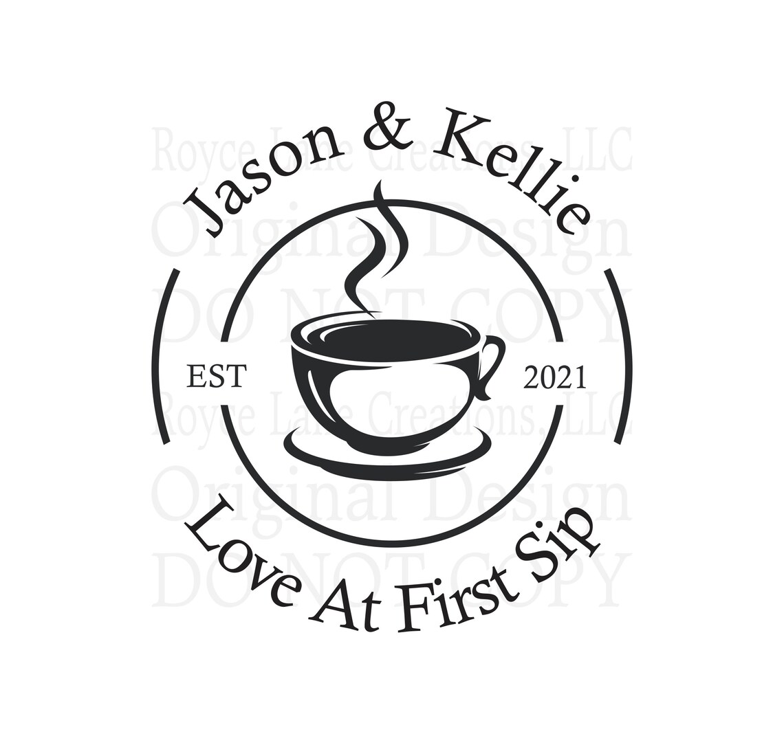 Personalized Coffee Bar Sign Wall Decal, Vinyl Coffee Decal, Coffee Bar ...