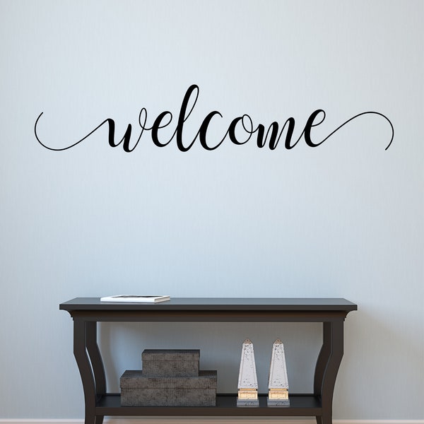 Wall Decals Welcome - Etsy