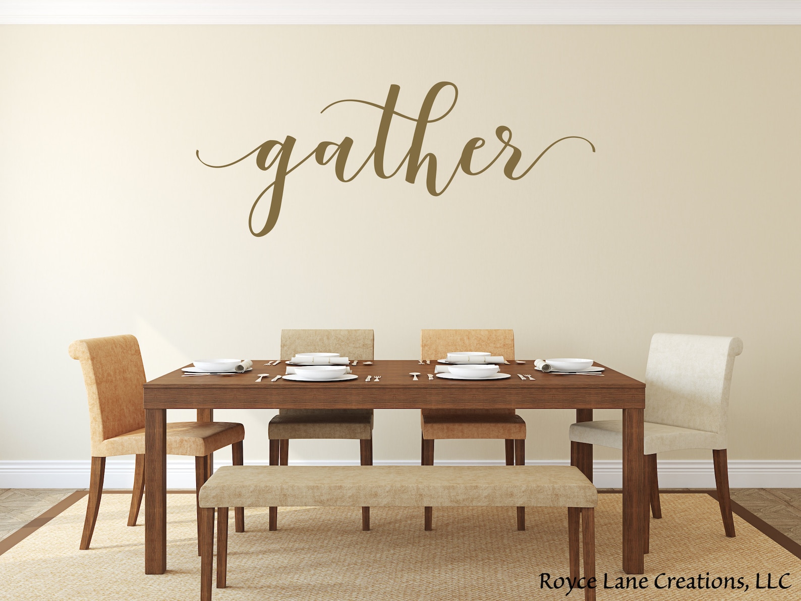 Gather Wall Decal/ Gather Decal/gather Wall Decor/gather | Etsy
