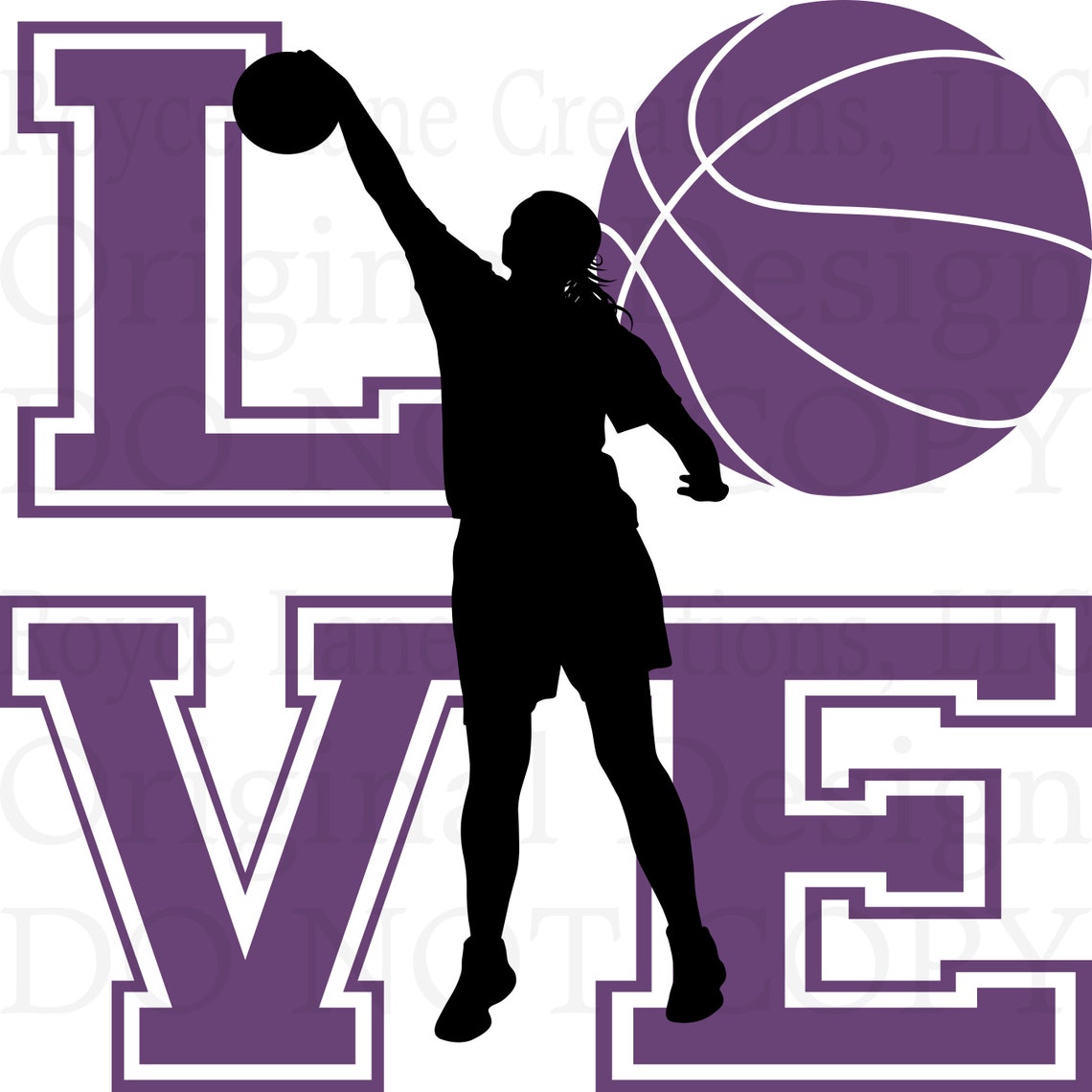 Basketball Wall Decal for Girls Room Teen Girl Bedroom Teen - Etsy