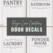 Laundry Decal Laundry Sticker Laundry Wall Decor Laundry - Etsy