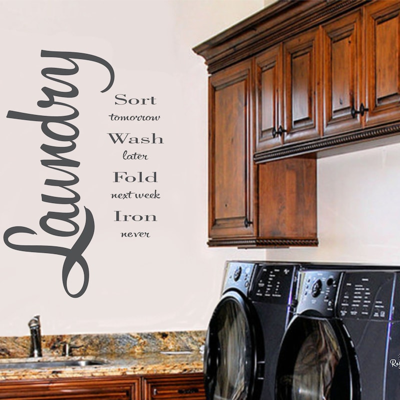 Laundry Room Decals - Etsy
