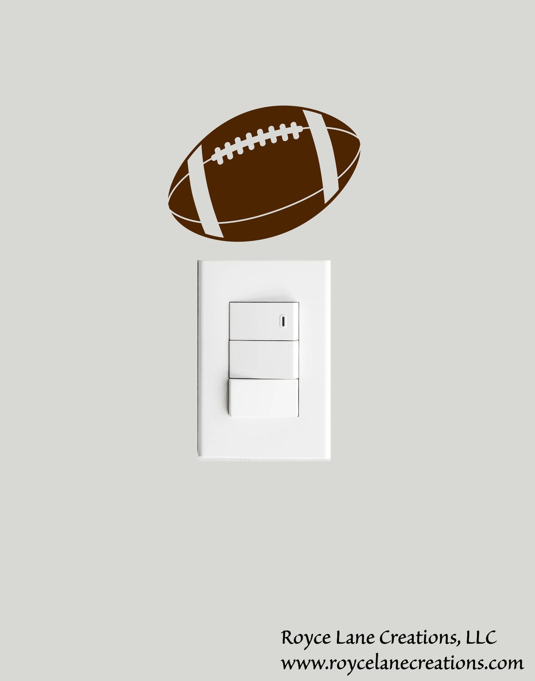 Football Light Switch Decal - Football Lightswitch Decal - Football ...