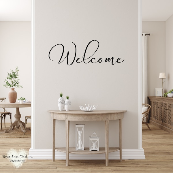 Wall Decals Welcome - Etsy