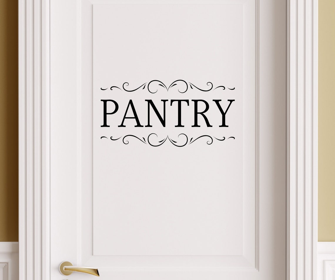 Pantry Decal Pantry Sticker Pantry Wall Decor Pantry - Etsy