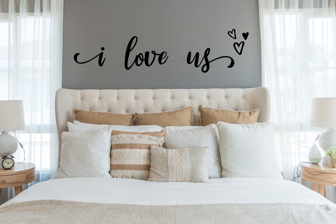 I Love Us Wall Decal / I Love Us Wall Art / I Love Us Decal / - Etsy
