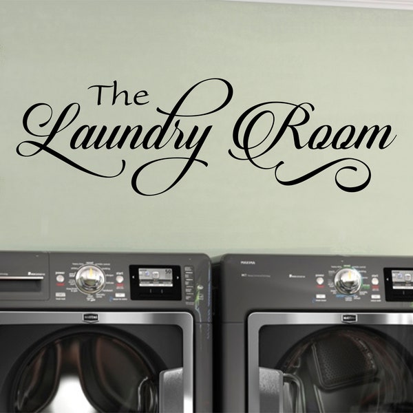 Laundry Room Sticker - Etsy