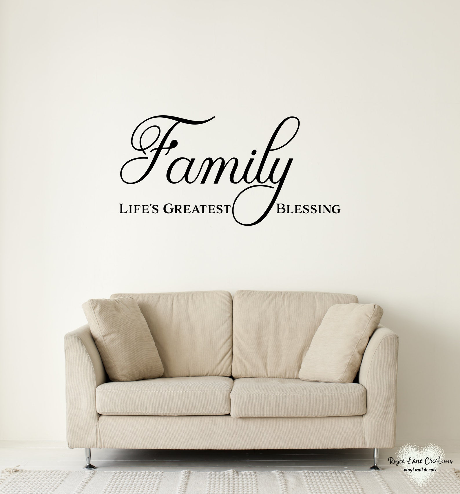 Family Quote Wall Decor Family Wall Decal Family Life's | Etsy