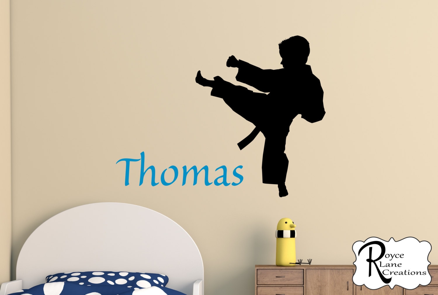 Karate Decal Karate Decor Karate Wall Art Karate Stickers | Etsy