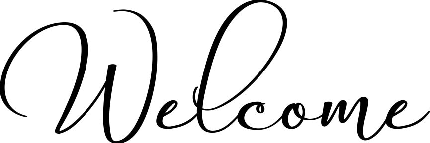 Vinyl Welcome Decal Welcome Decal 3 Welcome Wall Decal - Etsy.de