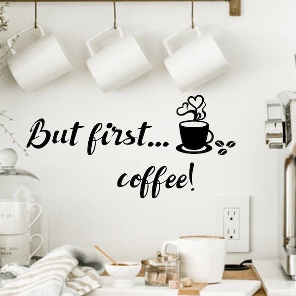 But First Coffee Sign - Etsy