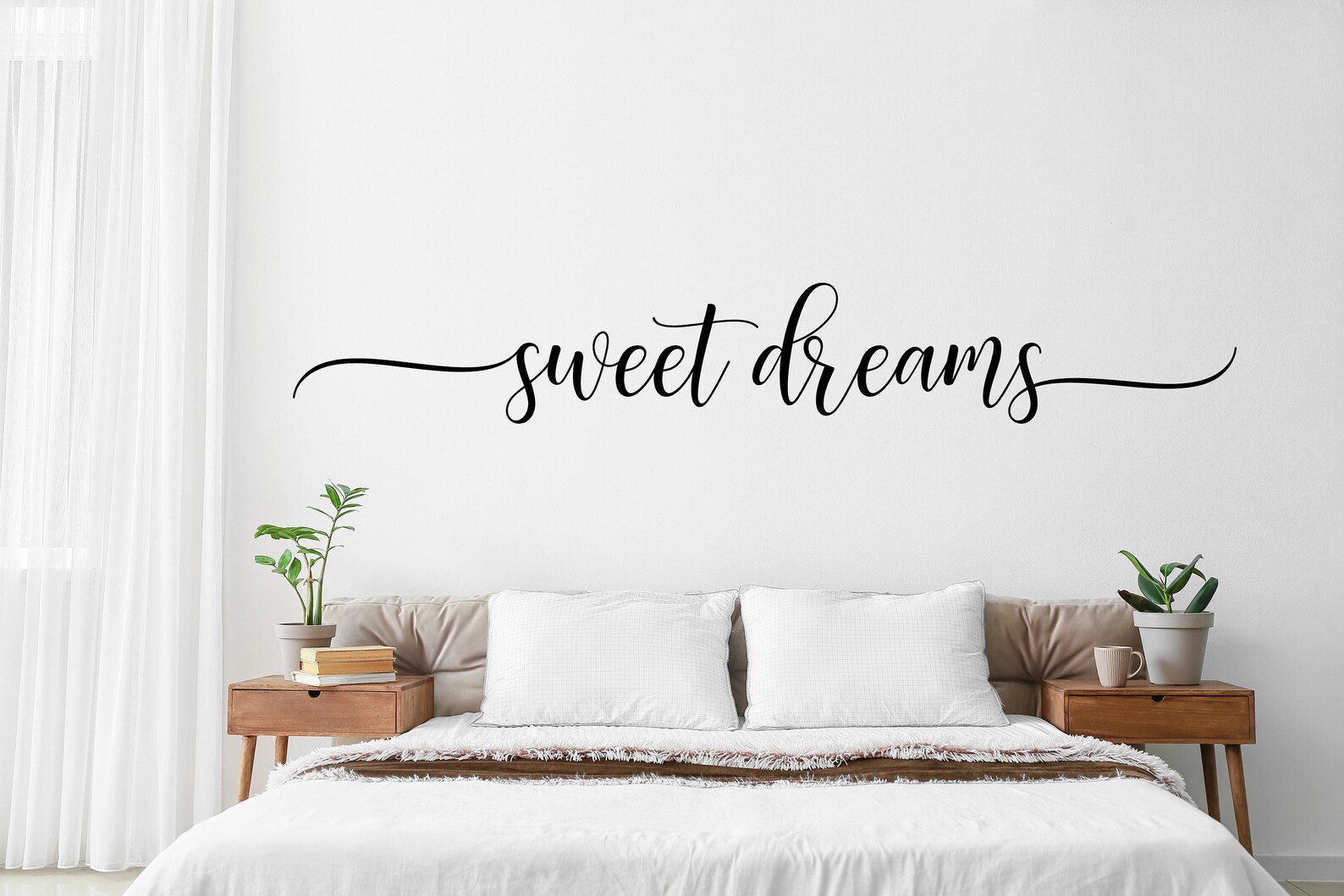 Sweet Dreams Decal Bedroom Wall Decor Sweet Dreams Nursery - Etsy