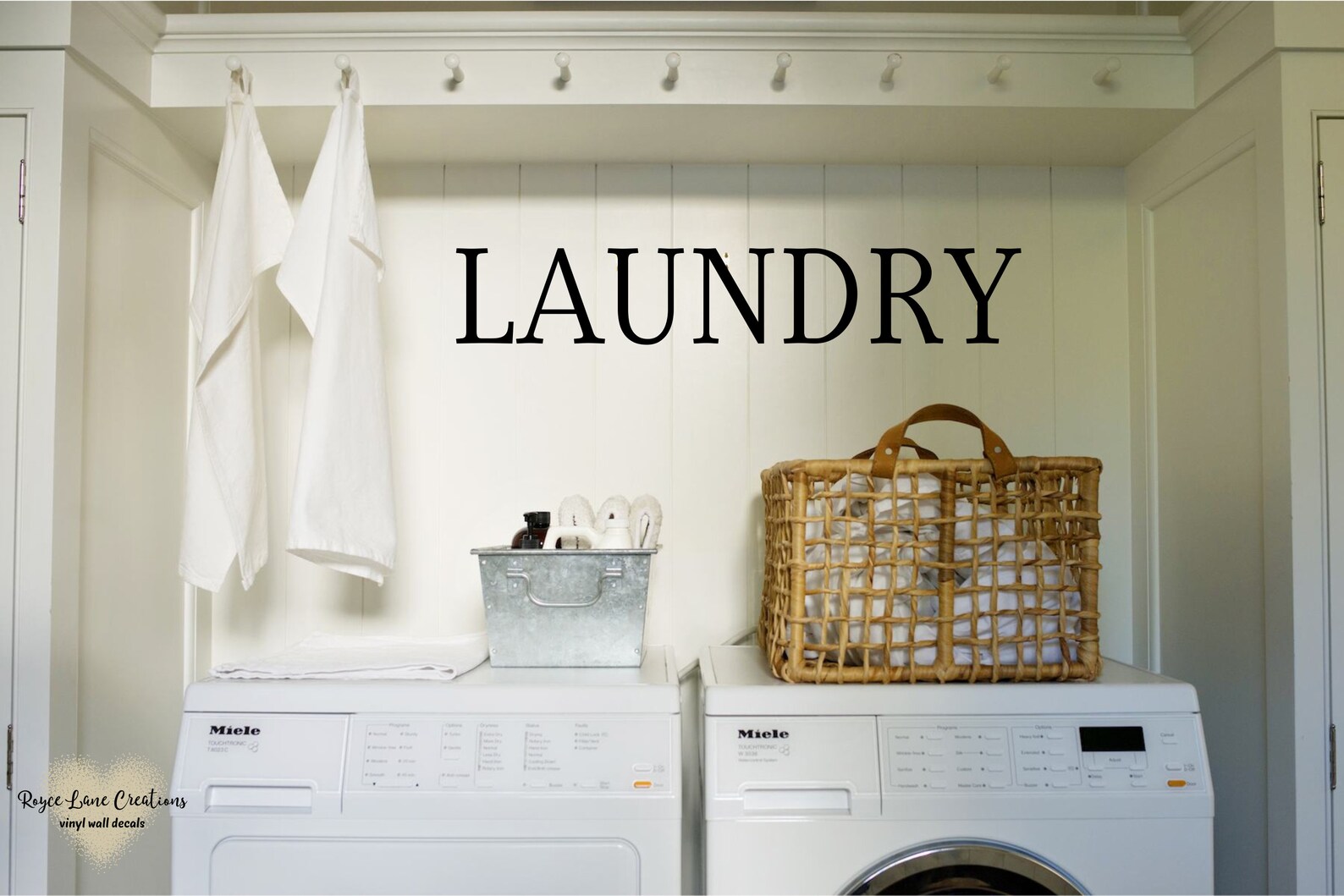 Laundry Decal Laundry Sticker Laundry Wall Decor Laundry - Etsy