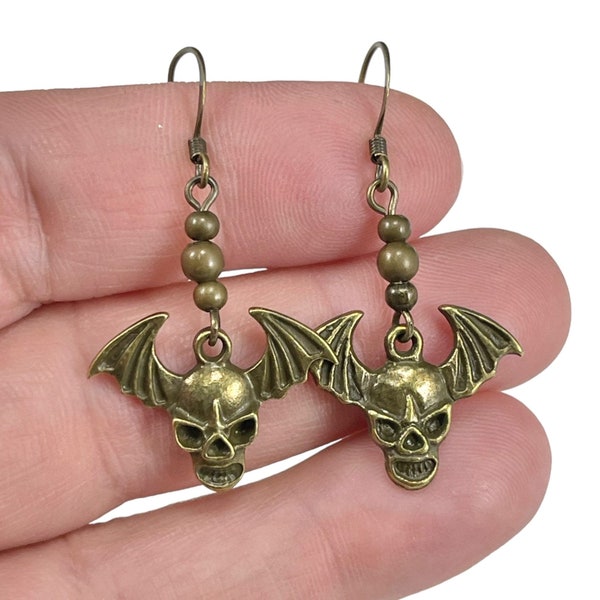 Flying Skull - Etsy
