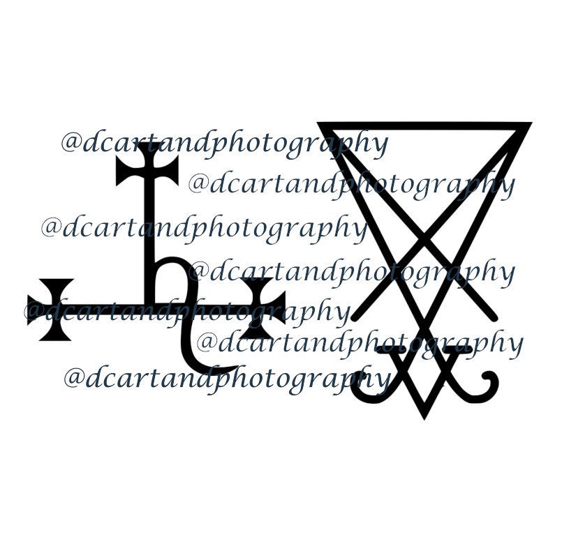 Símbolos de Lucifer Sigil y Lilith Sigil incluye: Jpg Svg - Etsy México